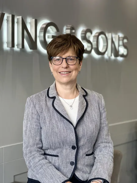 Sarah Maybury, Sales Manager from Irving & Sons Verwood office