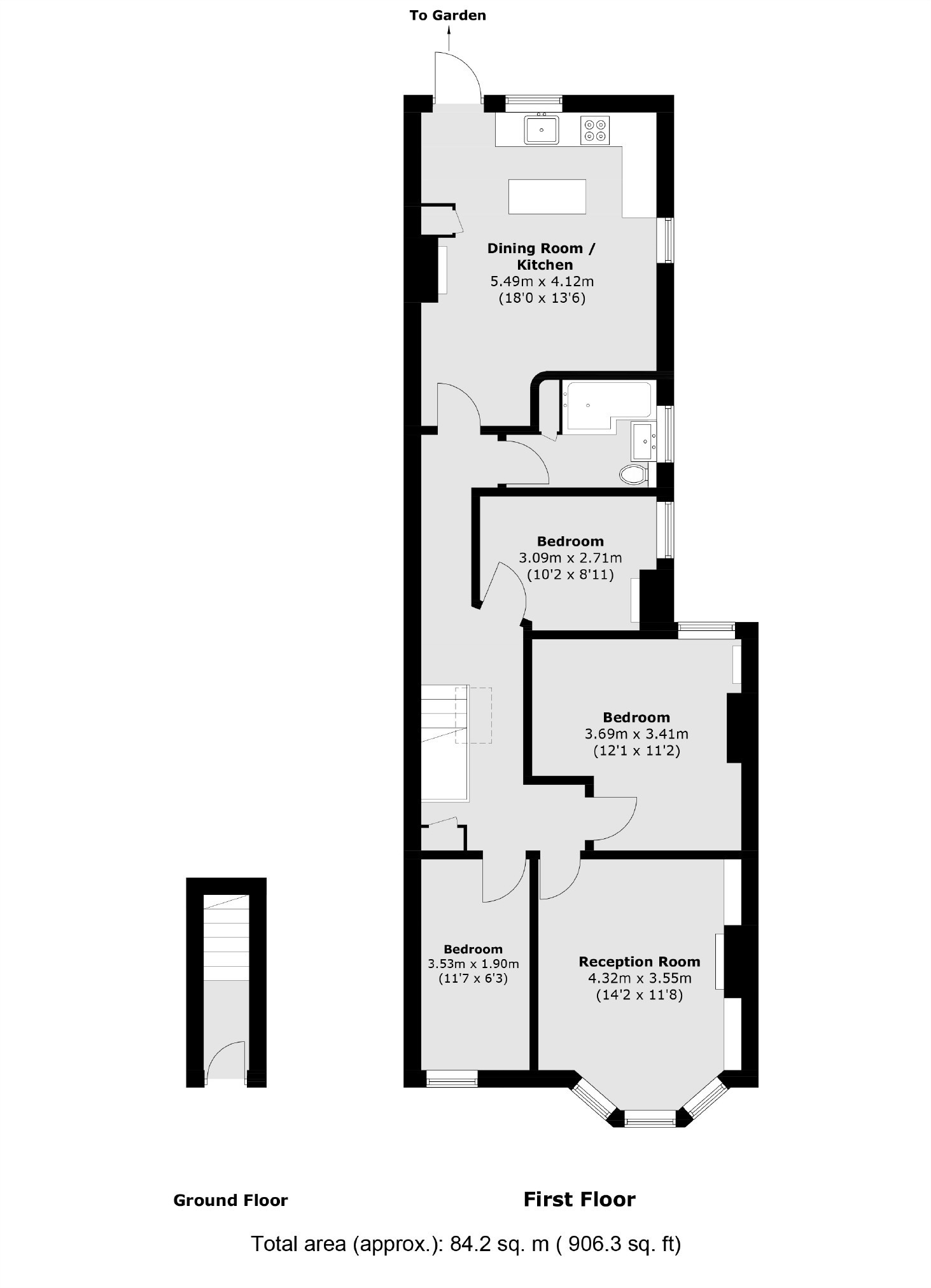 Jacksons | 3 bedroom property for sale in Fieldhouse Road, Balham - £ ...