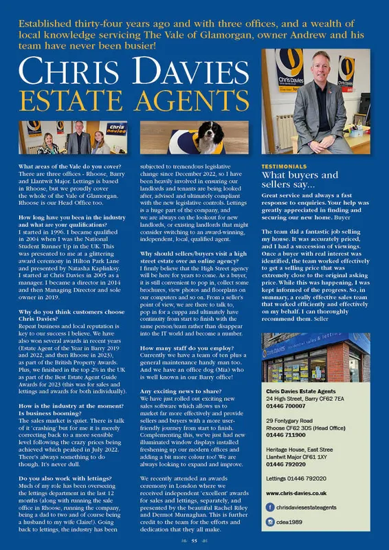 Chris Davies: Estate & Letting Agents in Llantwit Major, The Vale of ...